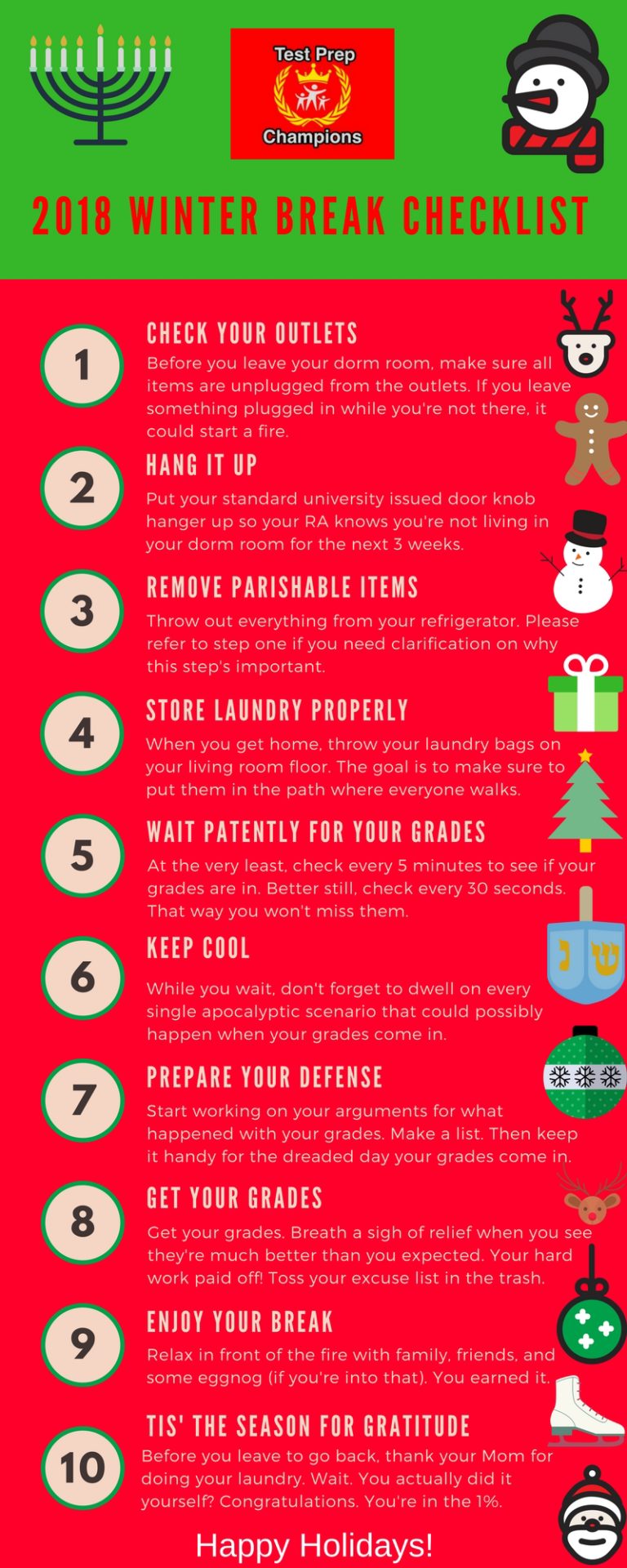 Happy Holidays! How to Have the Best Winter Break Ever | Test Prep ...